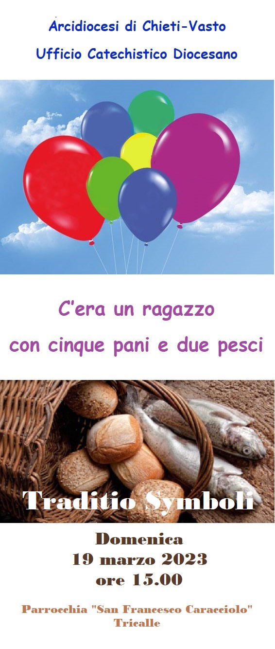 Traditio Symboli e Professione di Fede – Arcidiocesi di Chieti-Vasto